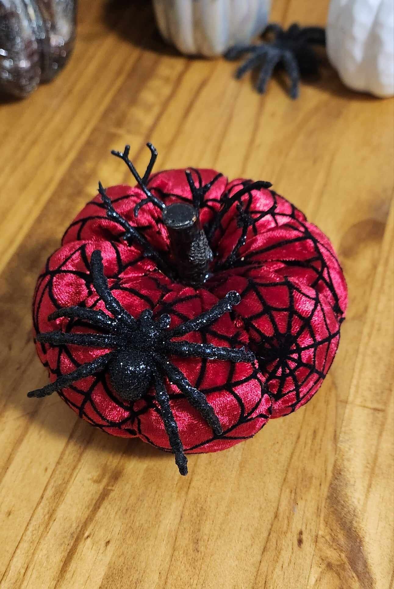 Spider Web Fabric Pumpkin - Etsy