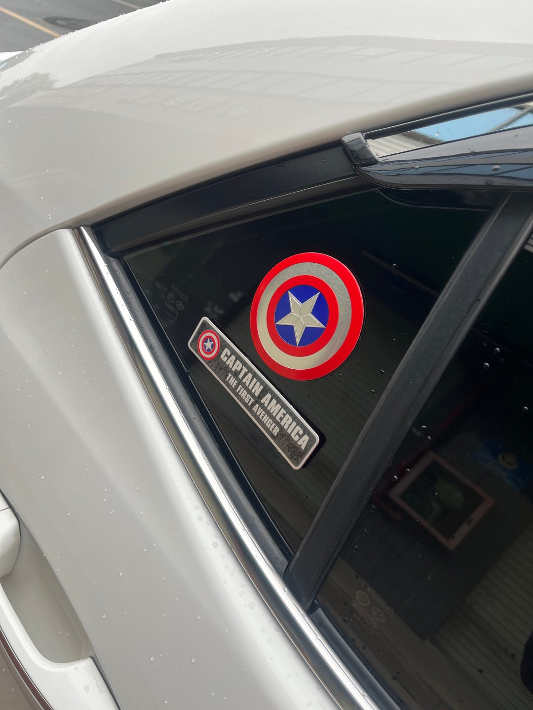 Avengers S.H.I.E.L.D. Car Metal Sticker Captain America Car Sticker ...