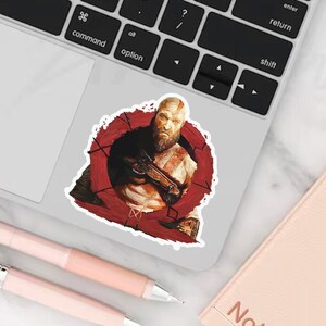Kratos Stickers Set Vinyl Kratos Stickers Gaming Merch - Etsy