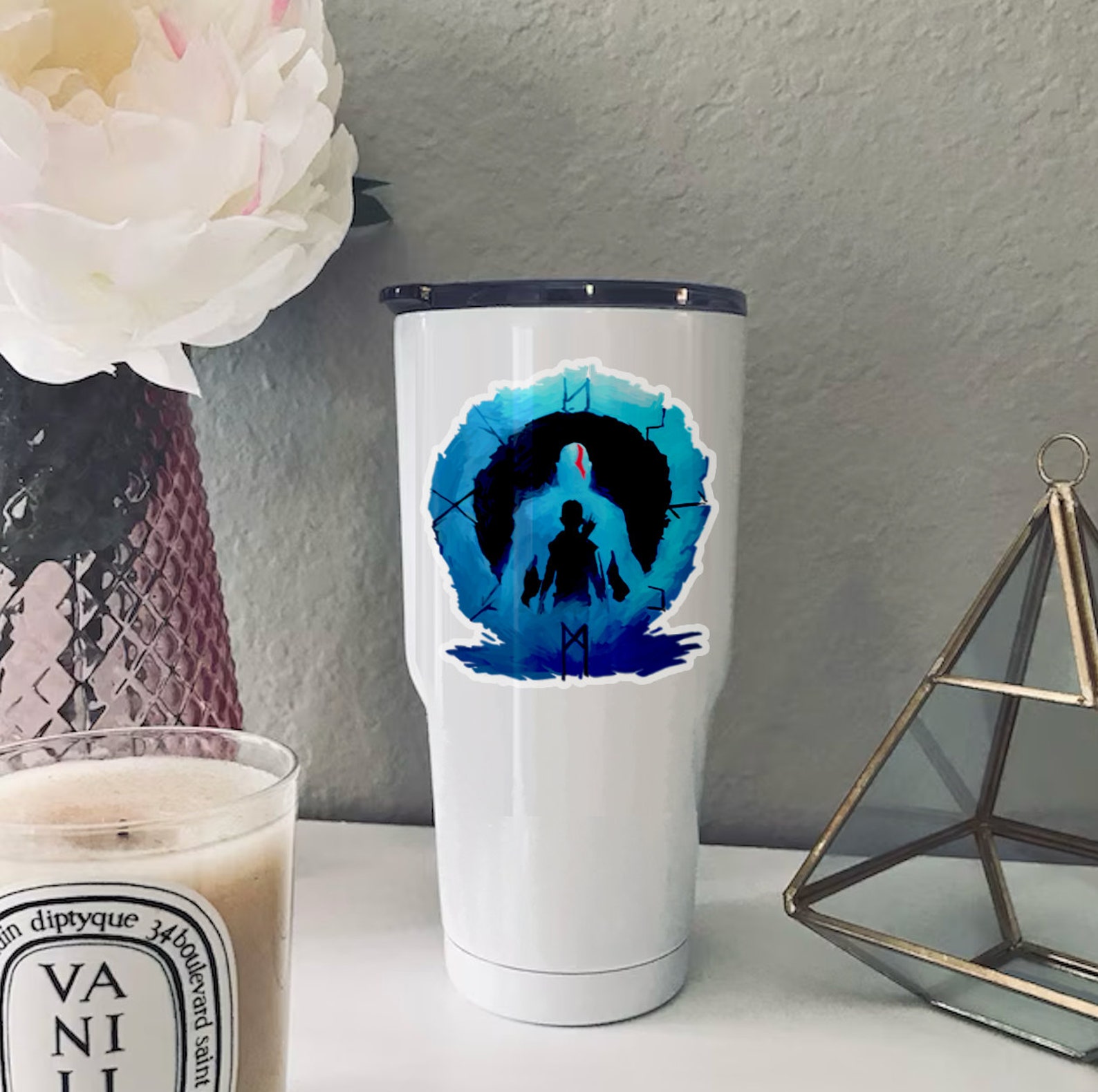 Kratos Stickers Set Vinyl Kratos Stickers Gaming Merch - Etsy