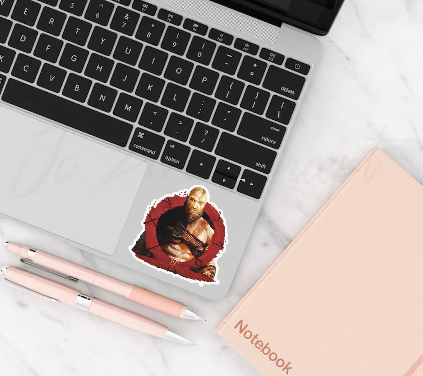 Kratos Stickers Set Vinyl Kratos Stickers Gaming Merch - Etsy