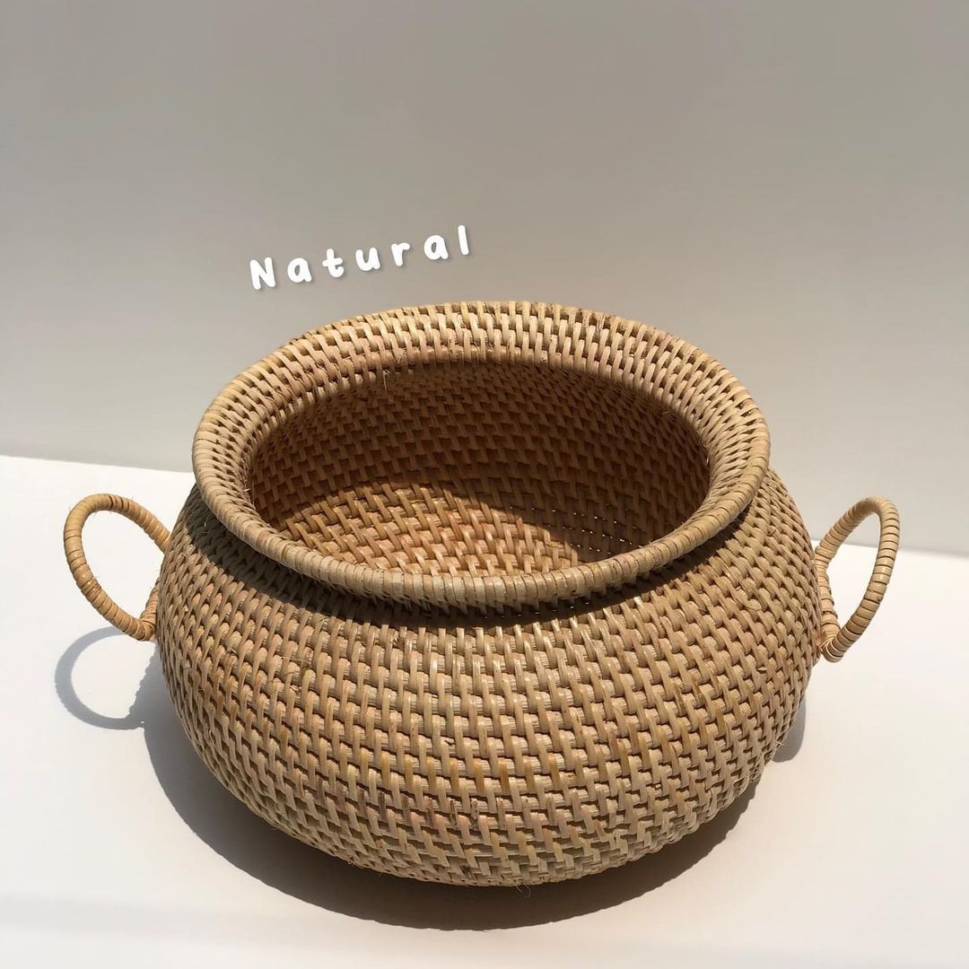 Rattan Vase, Flower Pot, Flower Basket, Natural Vase, Handwoven Vase ...