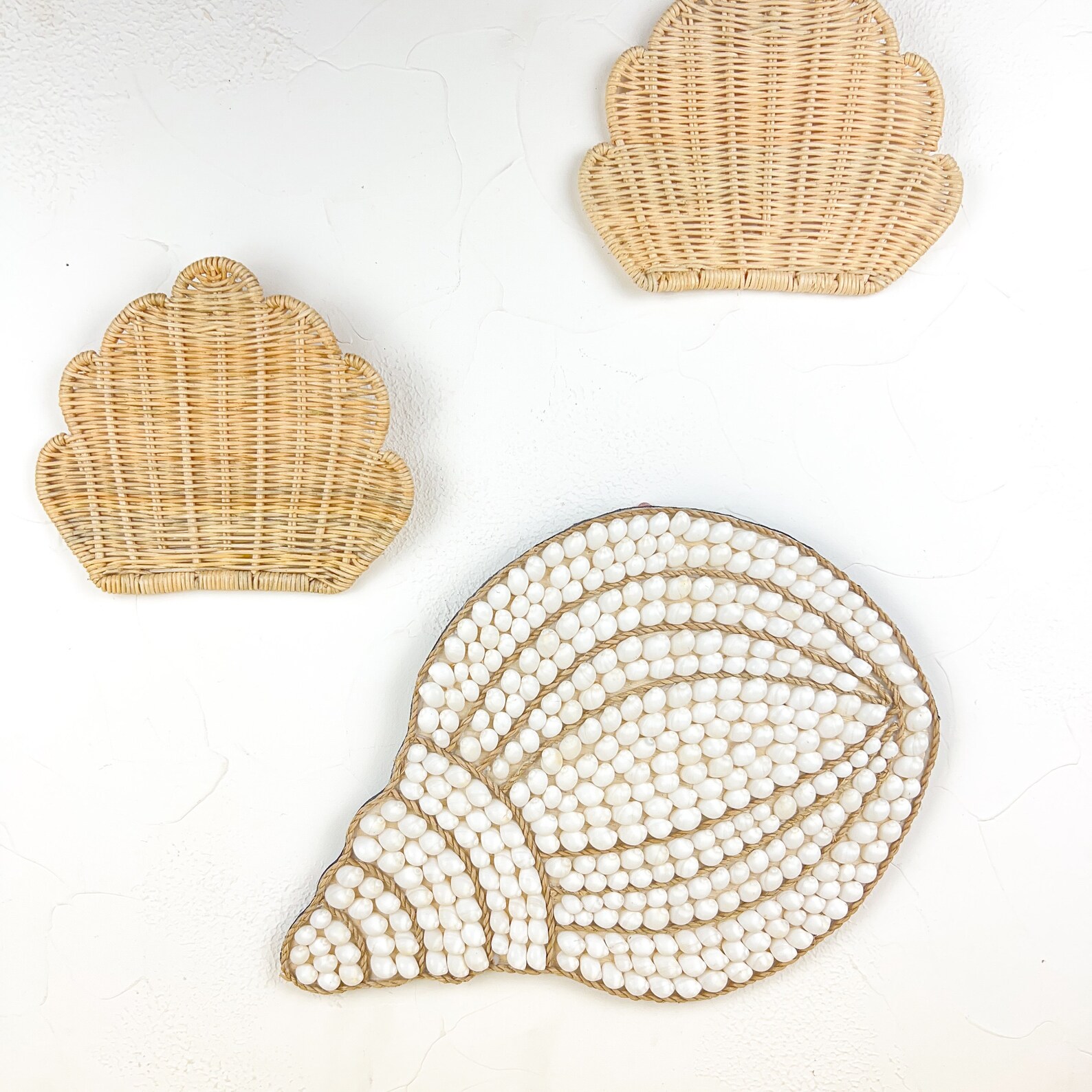 Sea Shell Nursery Wall Decor, Sea Shell Wall Hanging, Snail Wall Decor ...