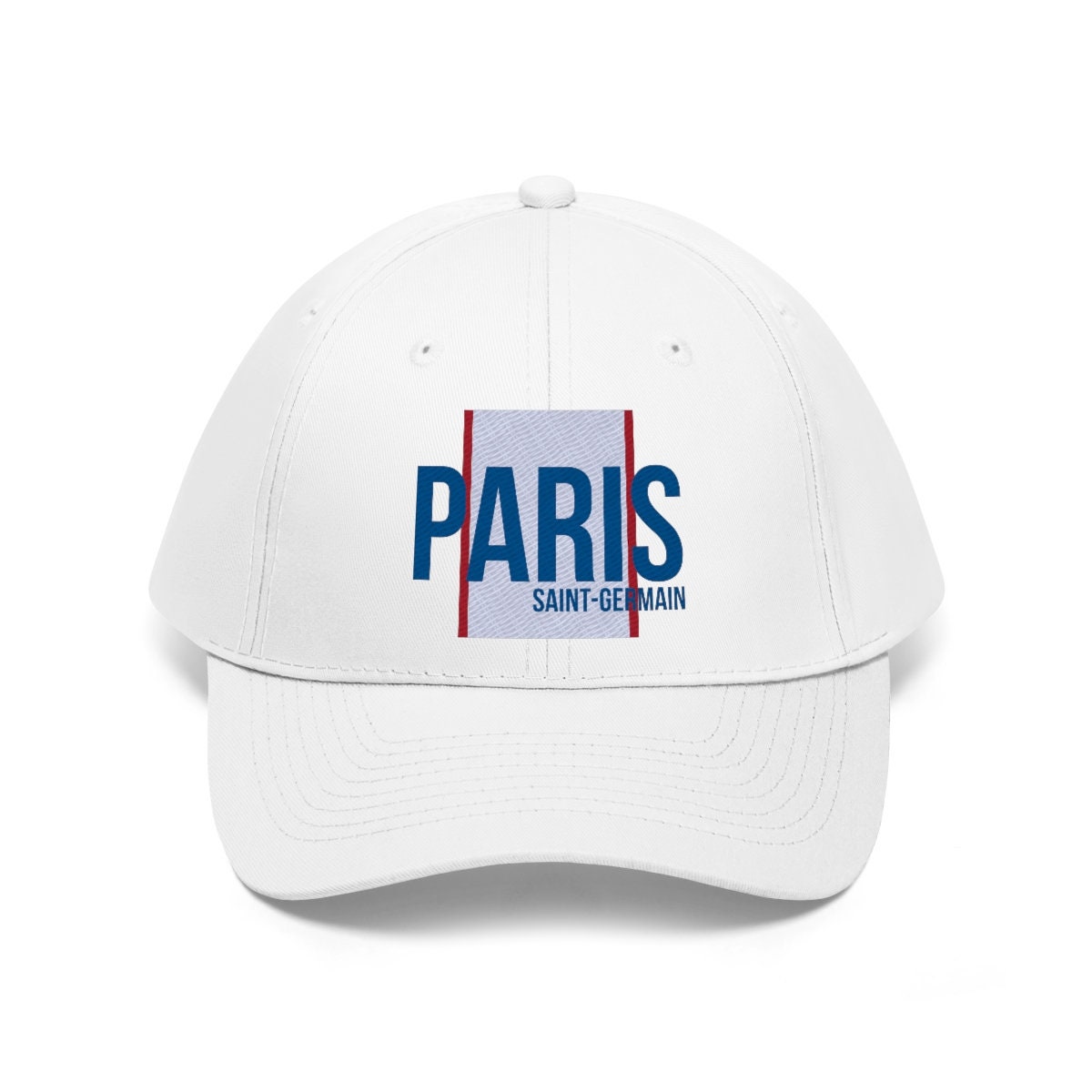 Paris Saint-germain Embroided Twill Cap, PSG Unisex 6-panel Twill Cap ...