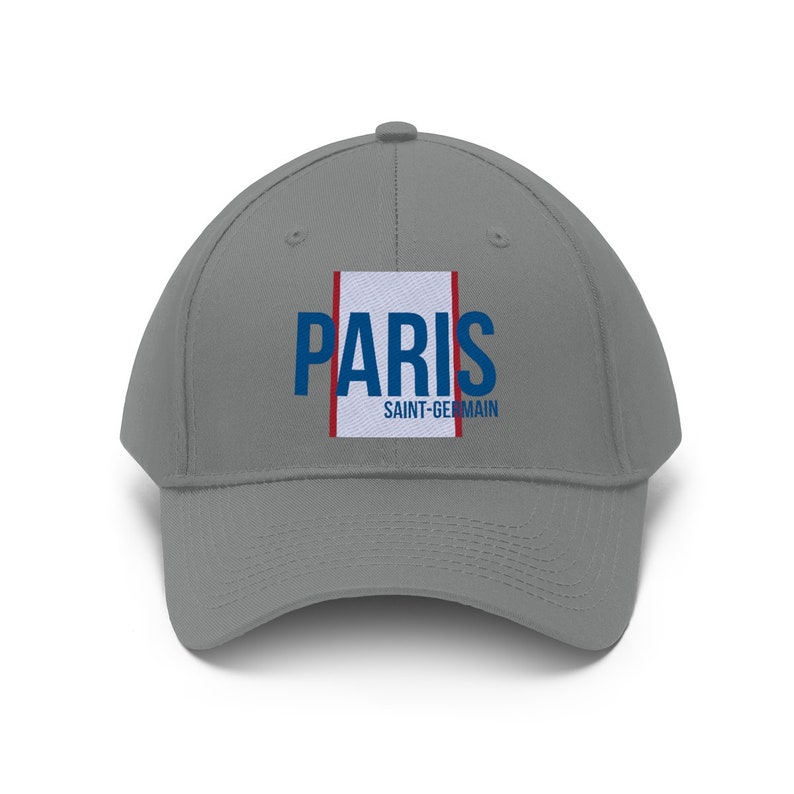 Paris Saint-germain Embroided Twill Cap, PSG Unisex 6-panel Twill Cap ...
