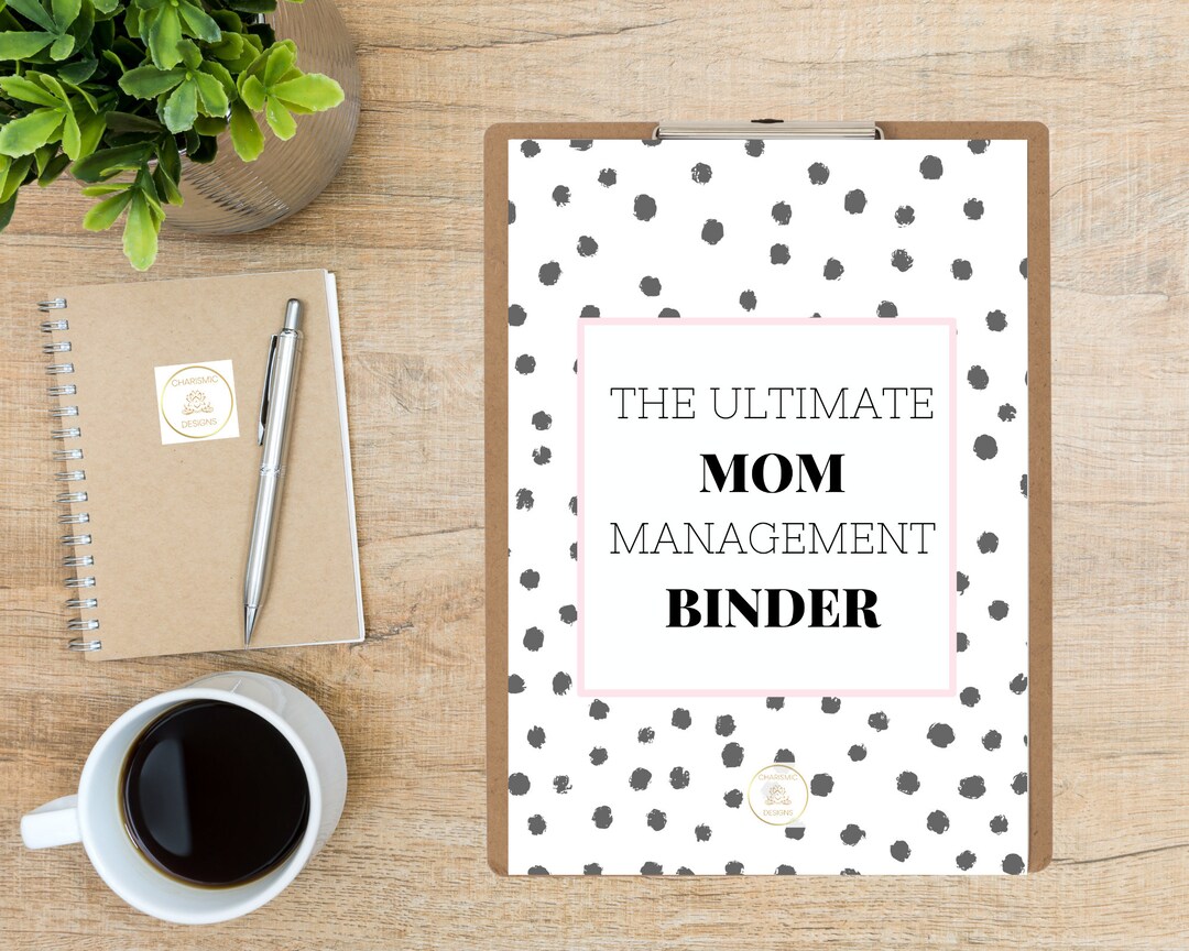 Polka, Dot, Ultimate, Mom, Binder, Printable, Planner - Etsy