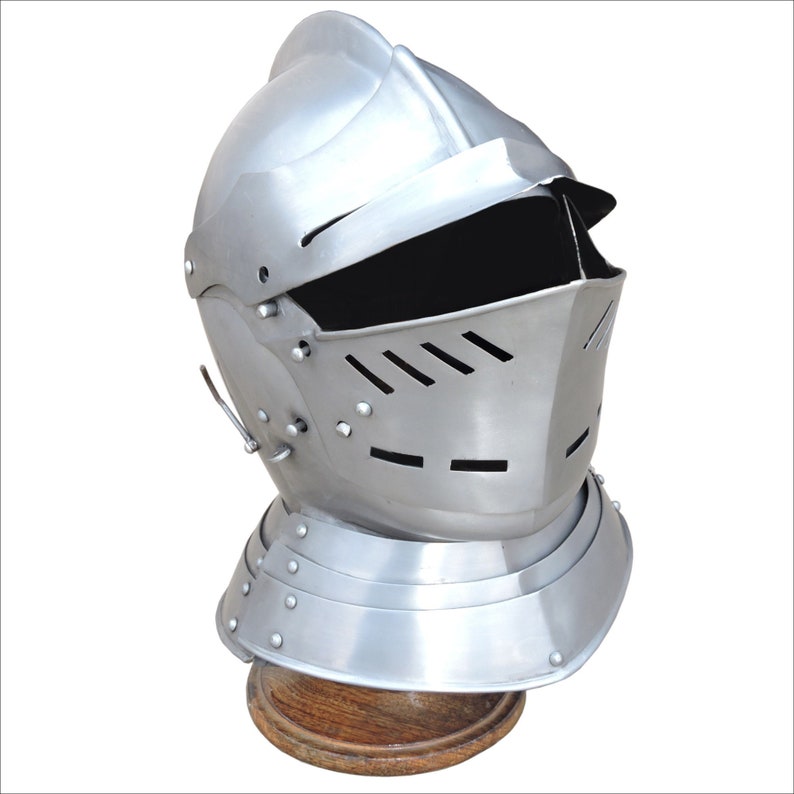 Medieval Closed Face Helmet - Etsy