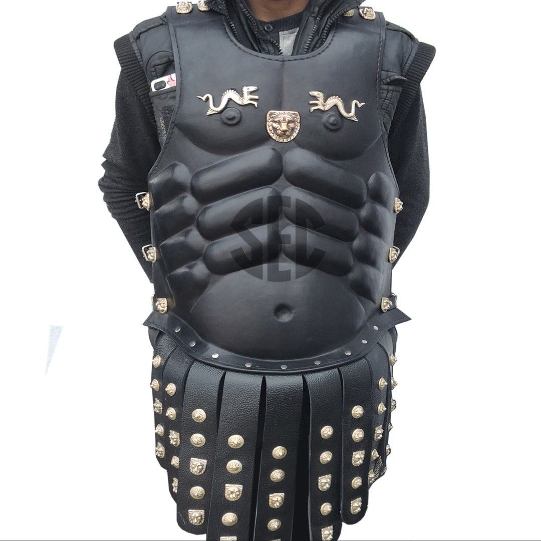 Medieval Leather Muscles Body Armour - Etsy