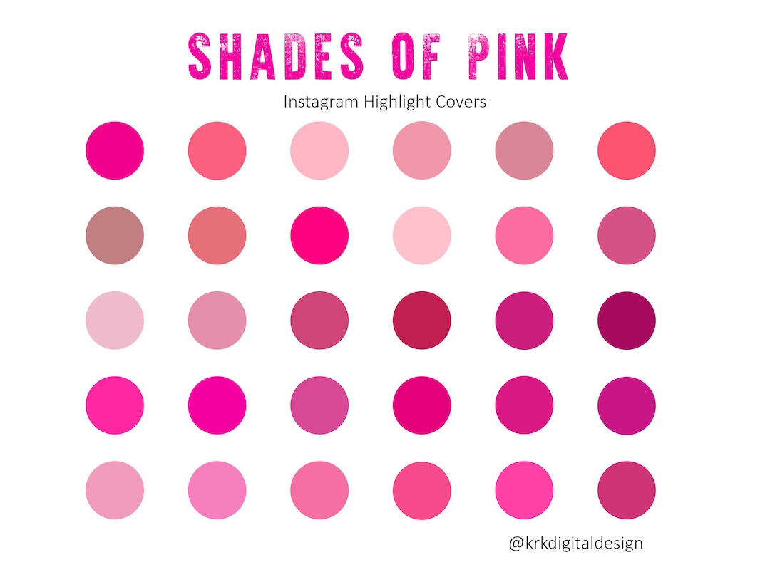 30 Shades of Pink Instagram Highlights Covers Instagram Story Highlight ...