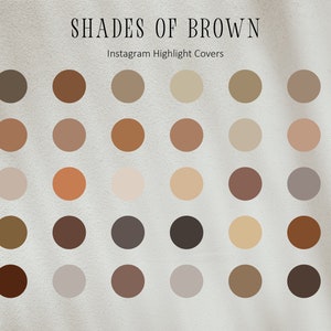 30 Shades of Brown Instagram Highlights Covers Instagram Story ...