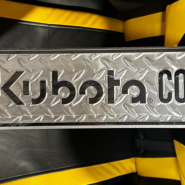 Kubota Sign - Etsy