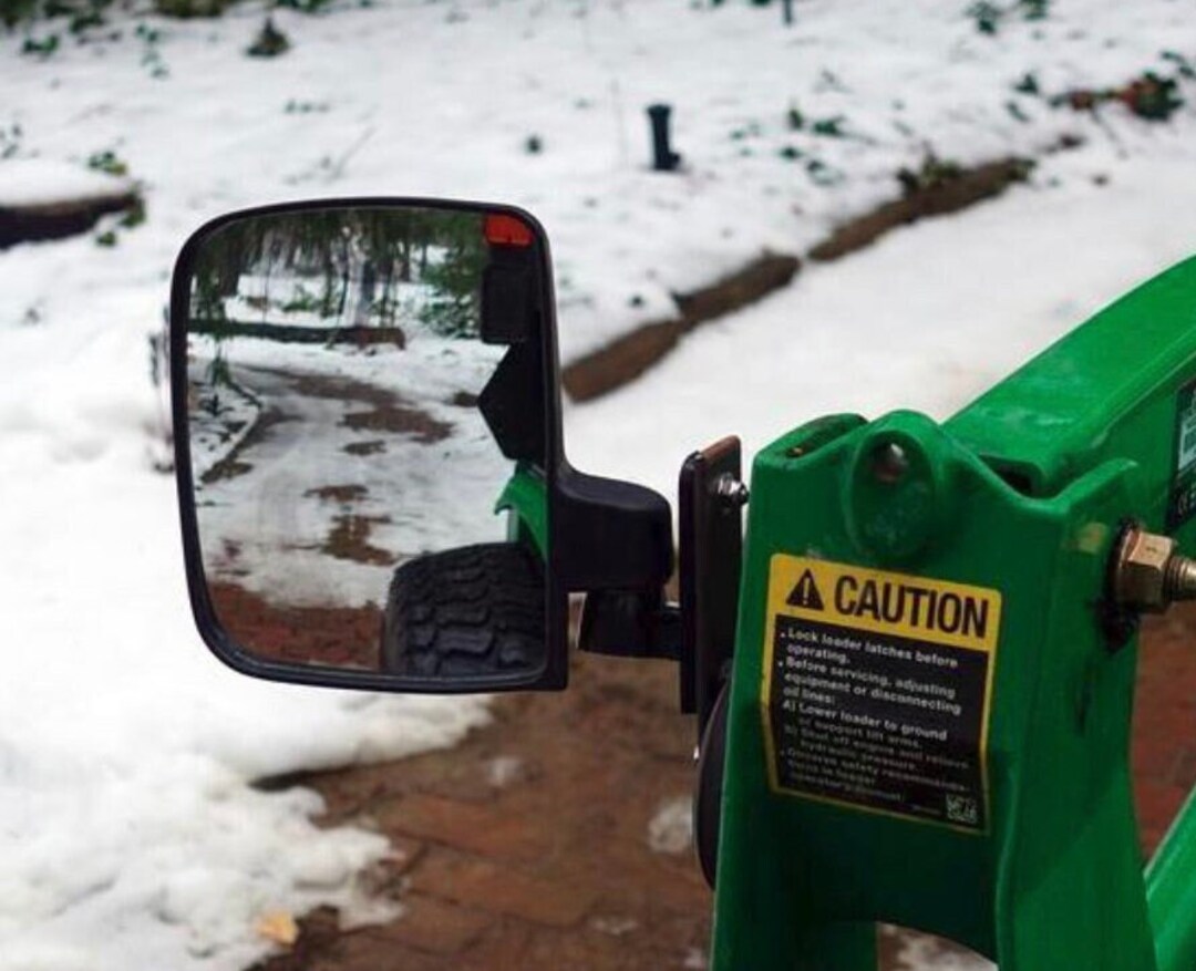Magnetic Tractor Mirrors: Heavy-duty Side View, Fits Kubota John Deere ...