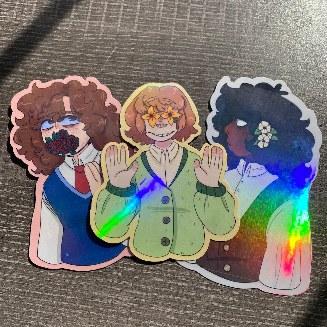 Flower People Sticker Set// Aesthetic Weirdcore Cottagecore Character ...