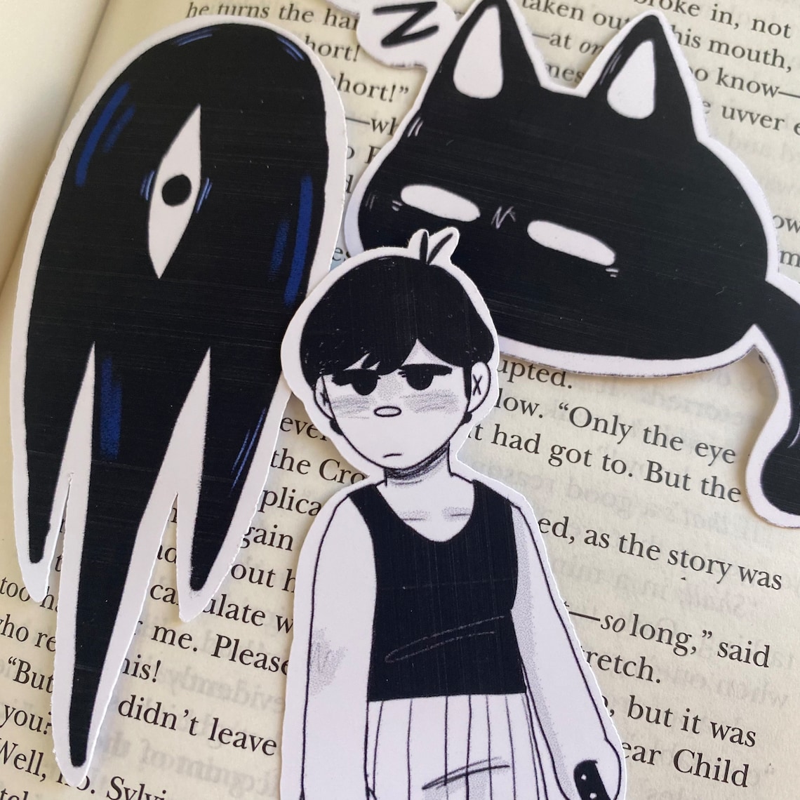 Omori White Space Sticker Set // Mewo Something and Omori - Etsy Australia