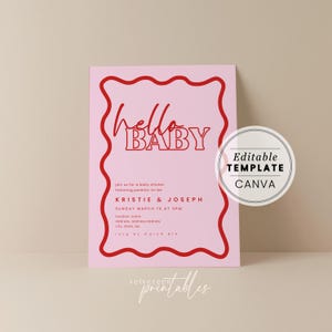 Most Fun Baby Shower Games 18 Bundle, Editable Gender Neutral Wavy ...