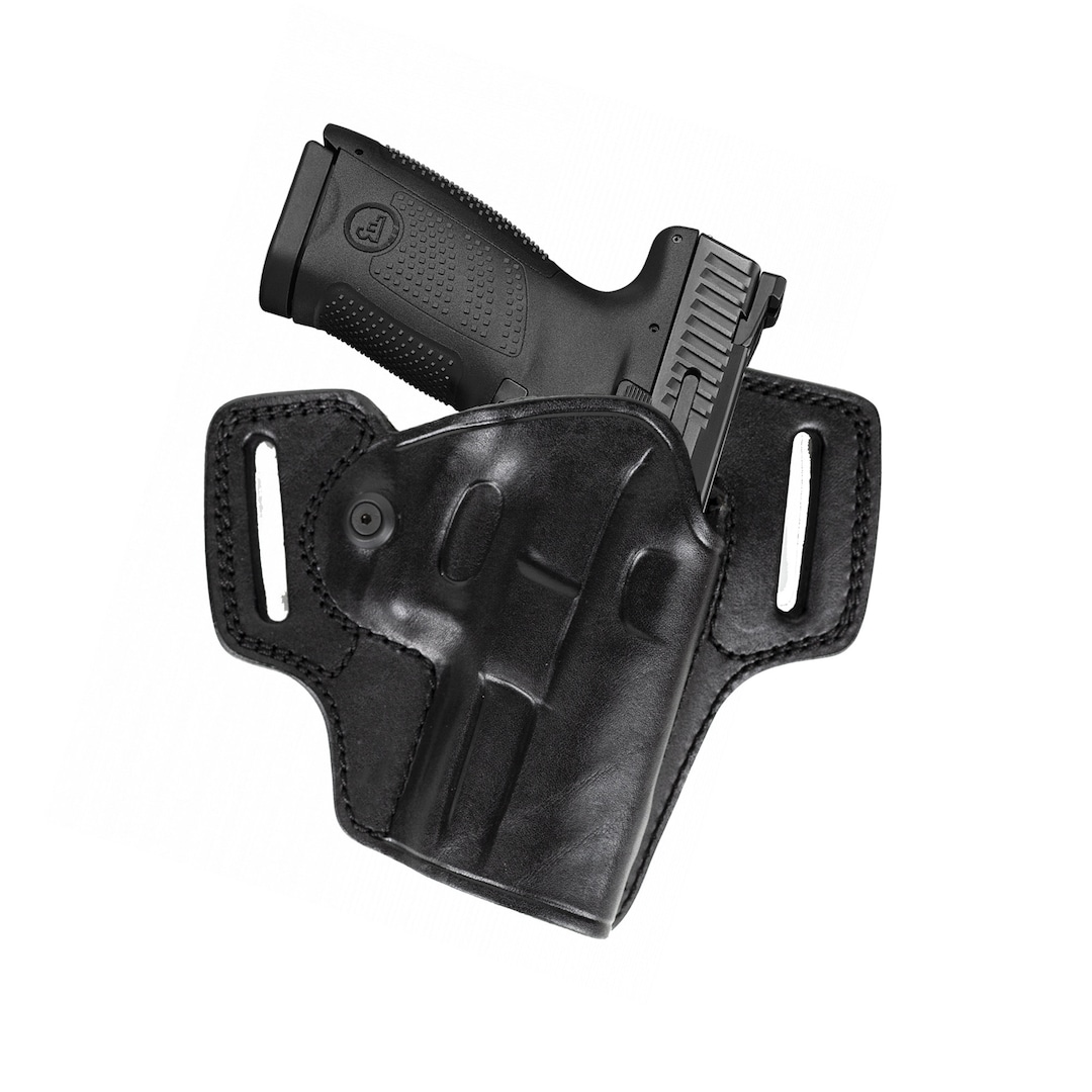 For CZ P10 C Combat Master Owb Handmade Leather Gun Holster - Etsy
