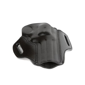 For Colt Python 4 Inch Revolver Fast Draw Owb Handmade Leather Gun ...