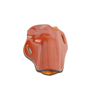 For Colt Python 6 Inch Revolver Fast Draw Owb Handmade Leather Gun ...