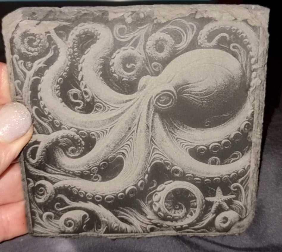 3D Illusion Octopus Laser Engraver File - Etsy