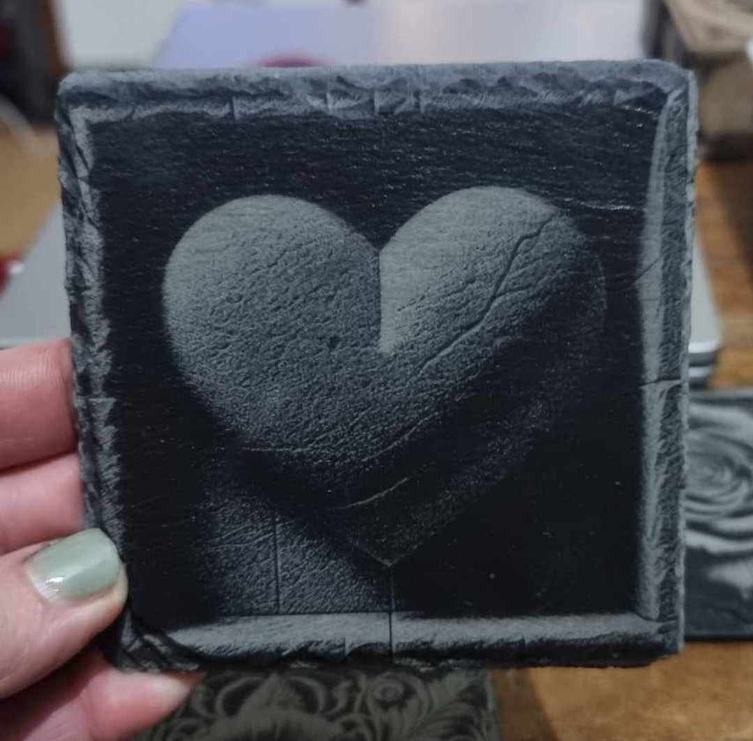 3D Illusion Heart Laser Engraver File - Etsy