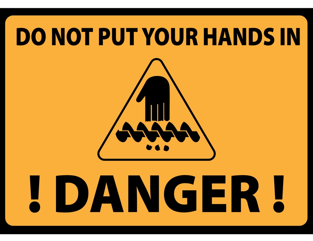 Danger Stickers, Warning Decals, Labels, Personalized Stickers, Custom ...