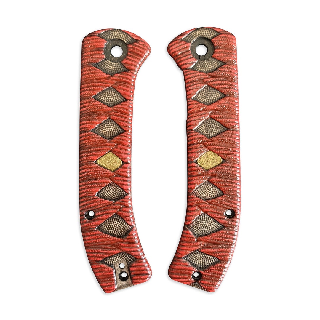 Katana Red Coin CIVIVI Riffle Knife Scales - Etsy