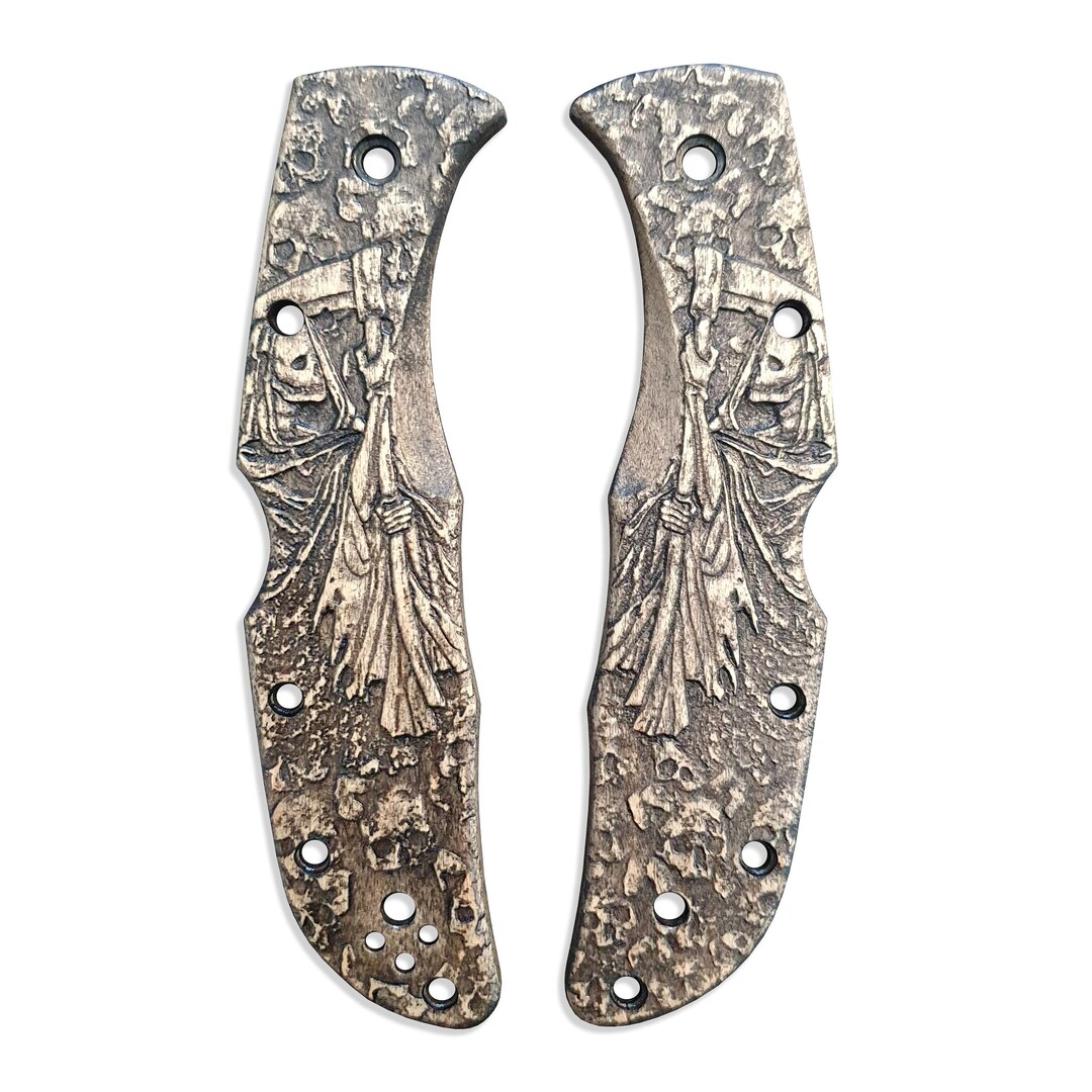 Grim Reaper - Spyderco Endela Knife Scales - Etsy