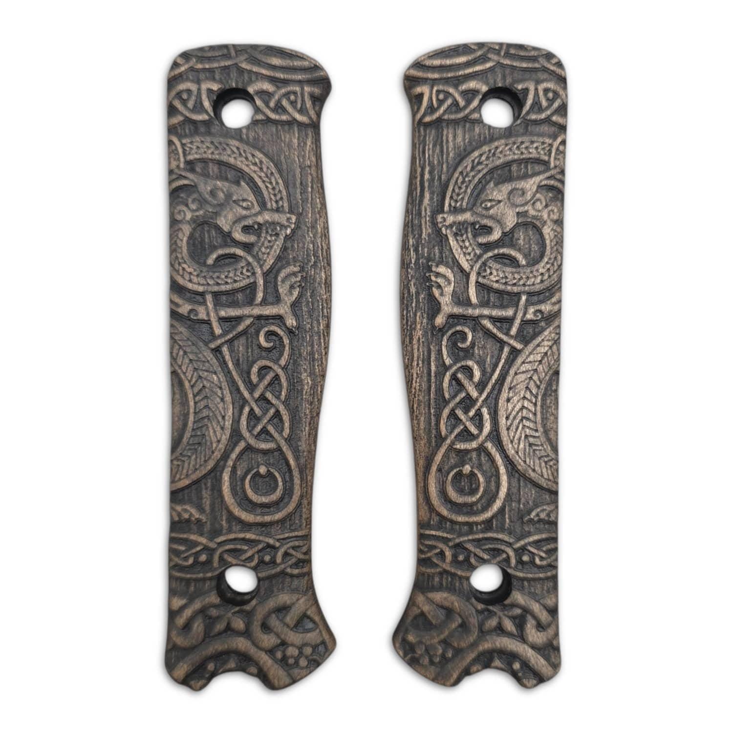 Celtic Gates (3169) - Fällkniven A1X, A1XB Knife Scales - Etsy