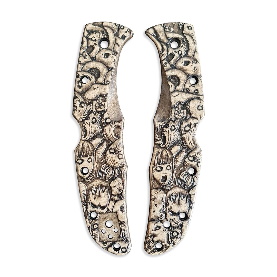 Scared Faces - Spyderco Endura 4, Matriarch 2 Knife Scales - Etsy