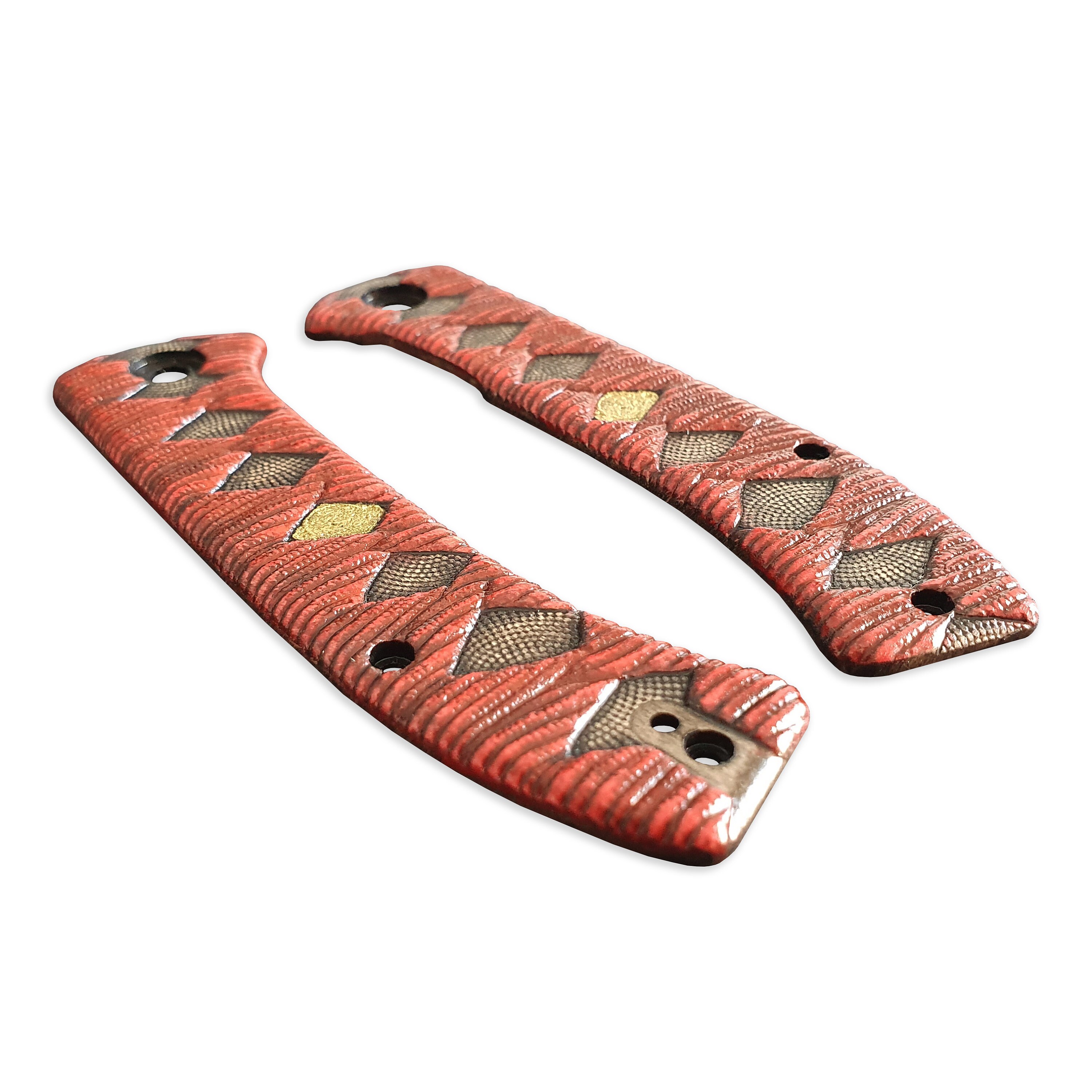 Katana Red Coin - CIVIVI Riffle Knife Scales - Etsy