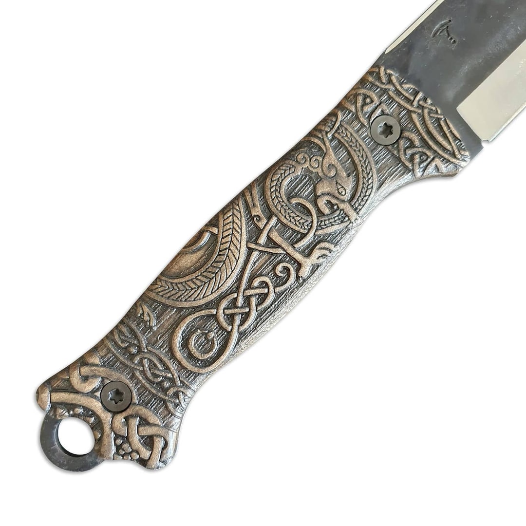 Celtic Gates (3169) - Terävä Skrama 200 Knife Scales - Etsy