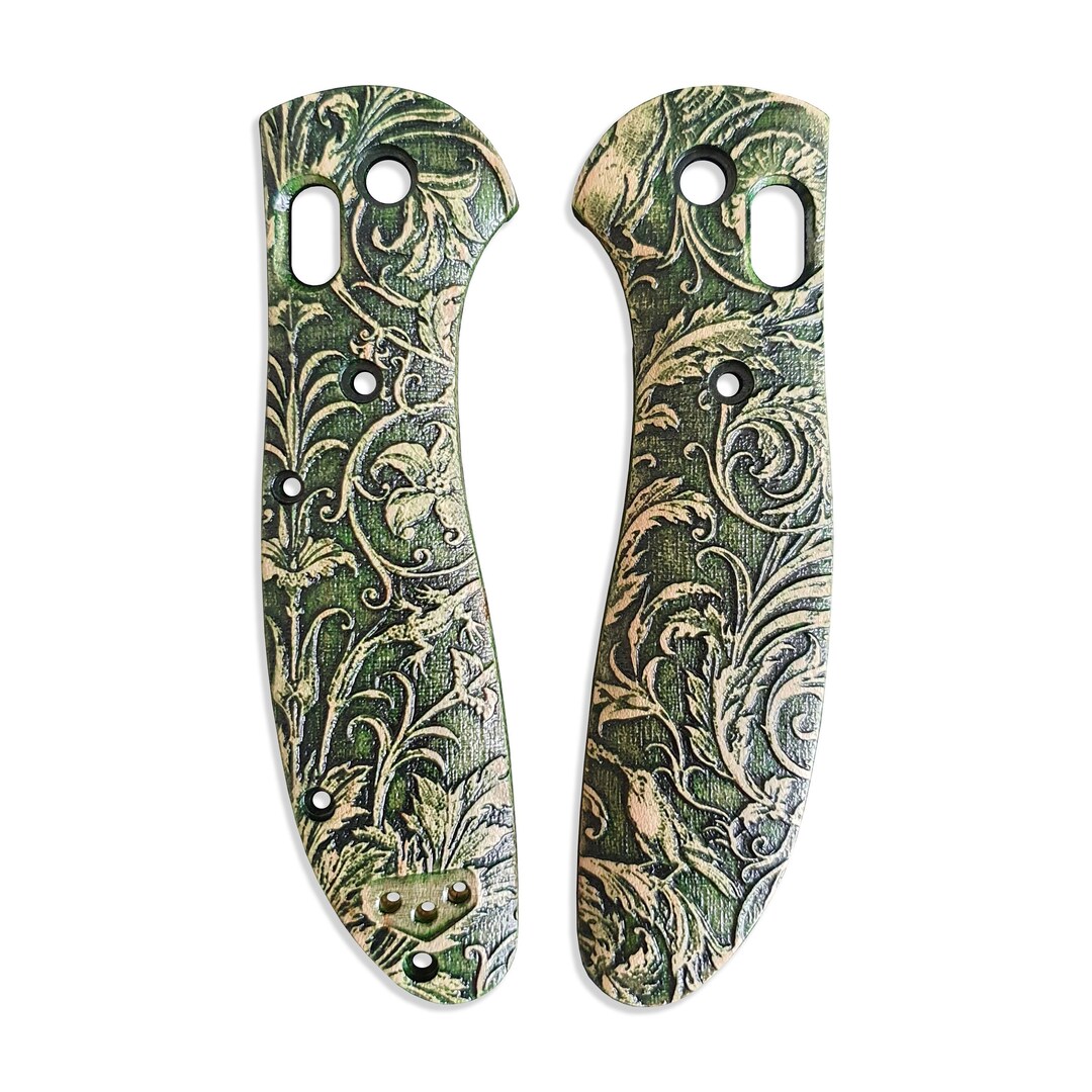 Wild Thickets Green - Benchmade Griptilian 550, 551 Knife Scales - Etsy