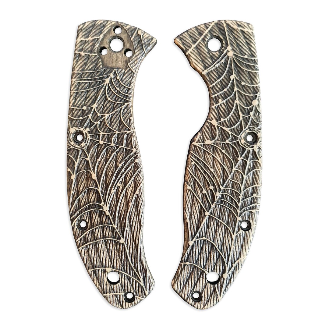 Spider Web Spyderco Tenacious Knife Scales - Etsy