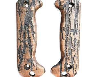 Ka-bar Becker Bk2/wooden Scales /wood Handles/personalized Knife Handle ...