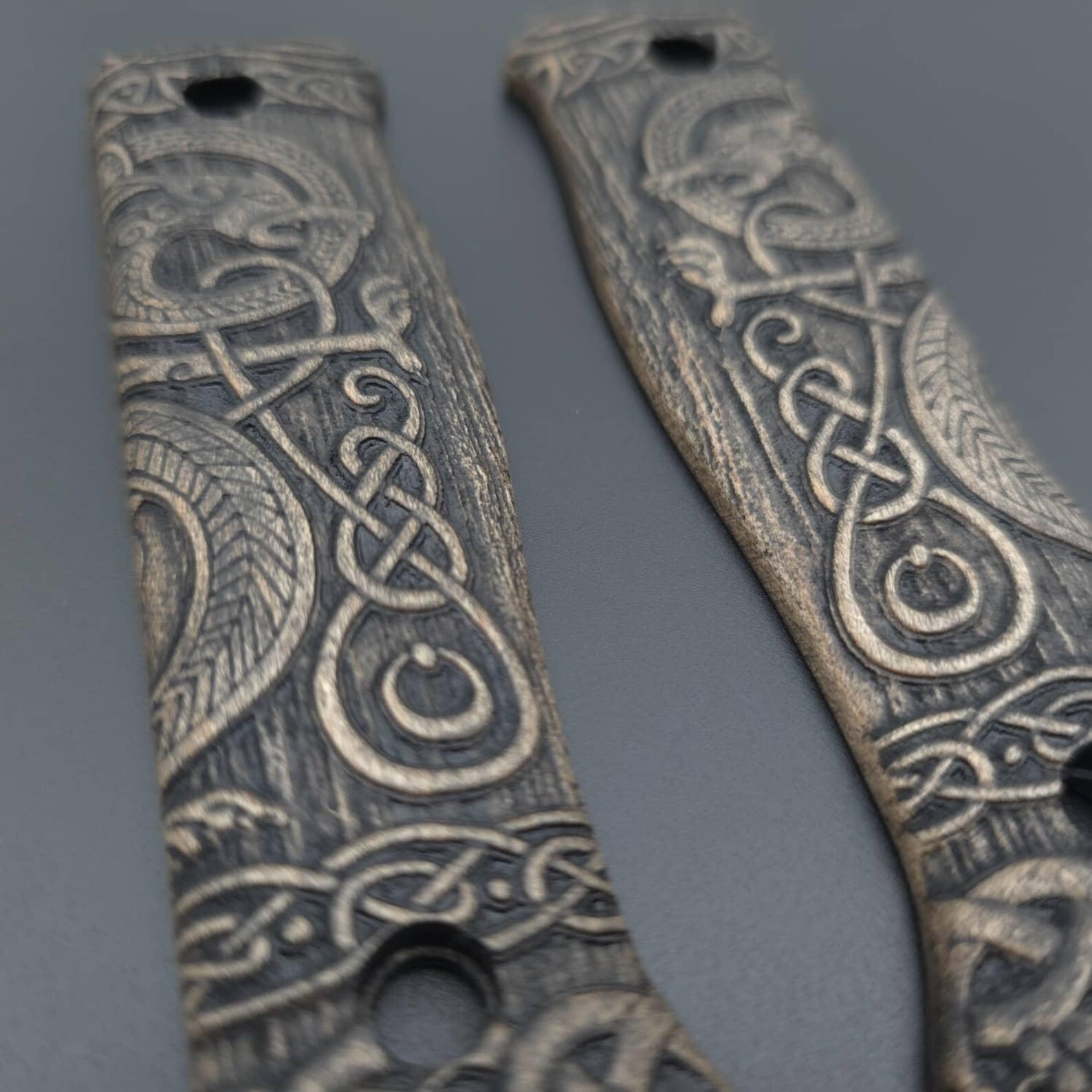 Celtic Gates (3169) - Fällkniven A1X, A1XB Knife Scales - Etsy