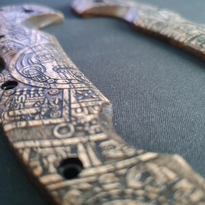 Aztec - Cold Steel Voyager Extra Large Knife Scales - Etsy