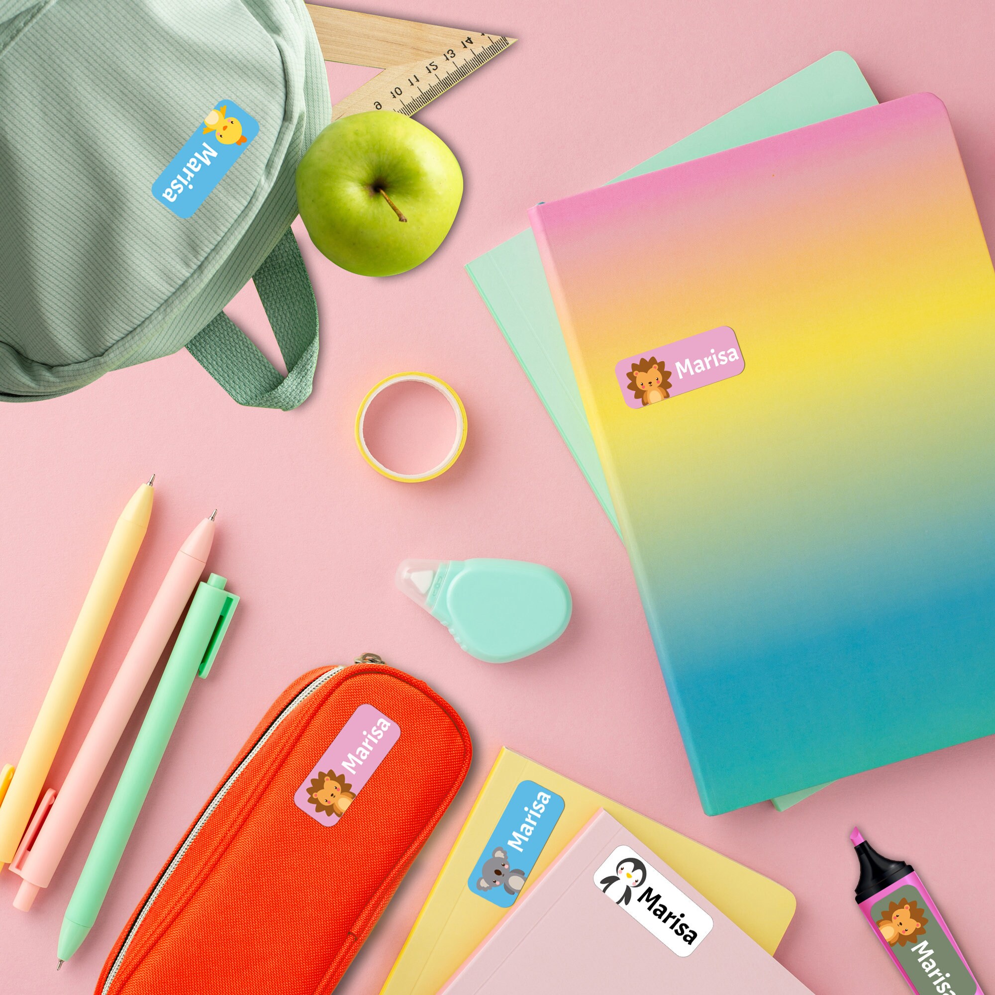 Personalized Name Label for Kid Custom Stickers Washable for Clothes ...