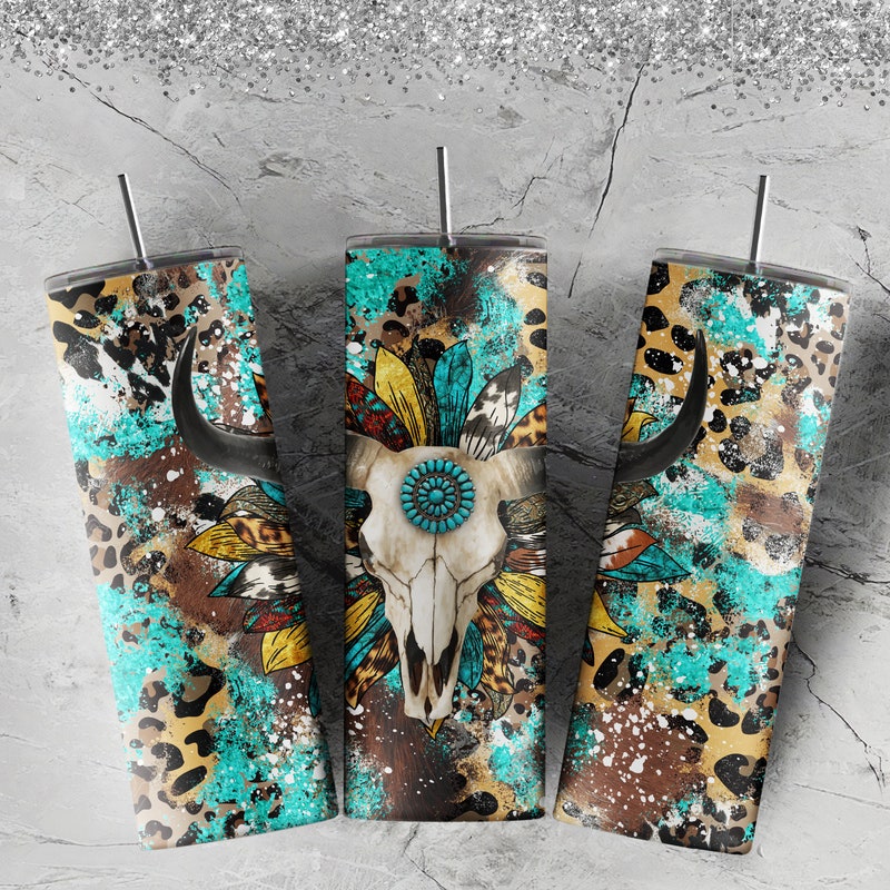 Cow Skull Turquoise - Etsy
