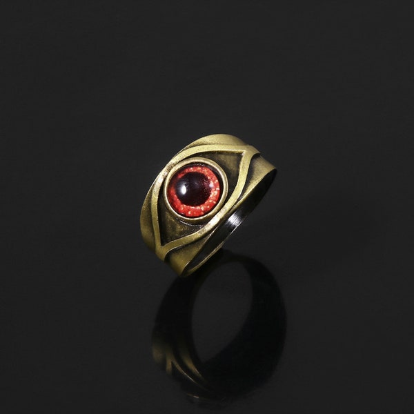 Red Eye Ring - Etsy