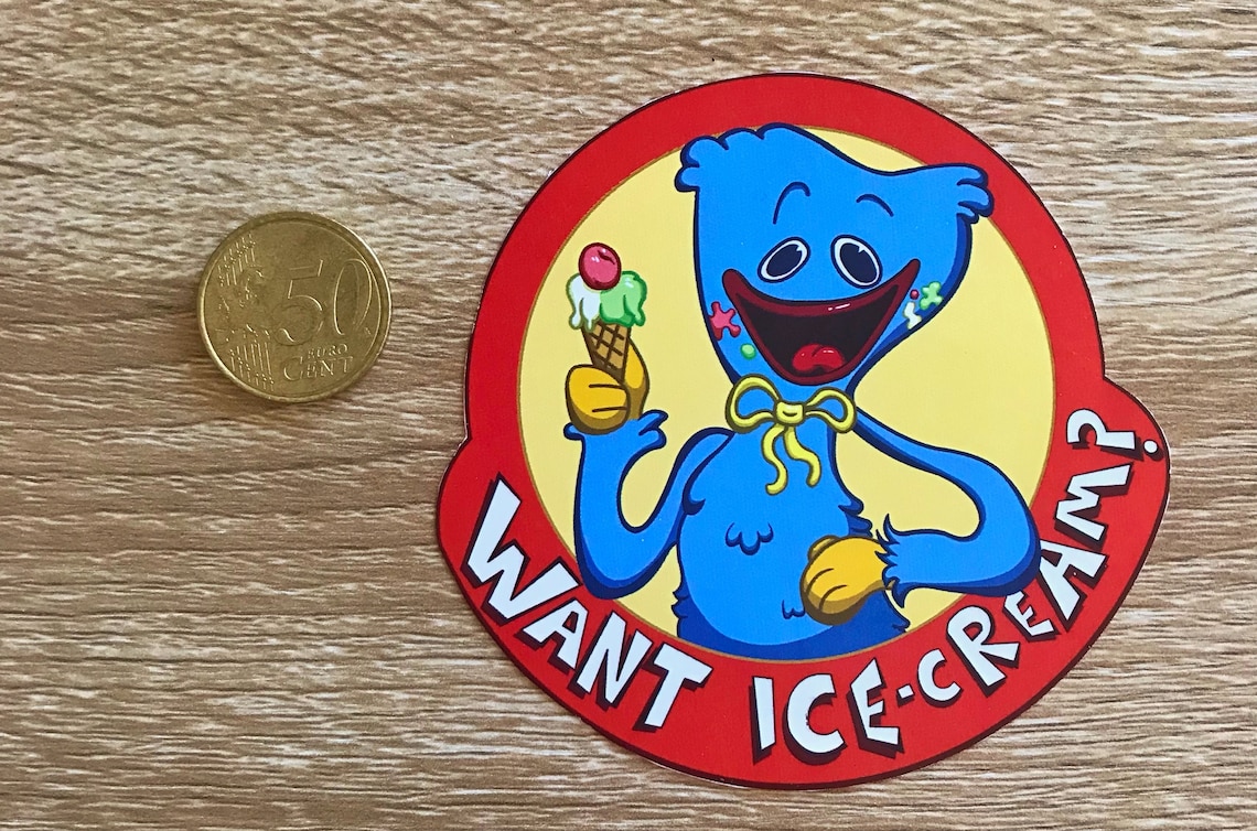 Poppy Playtime Huggy Wuggy 6x6cm Sticker - Etsy