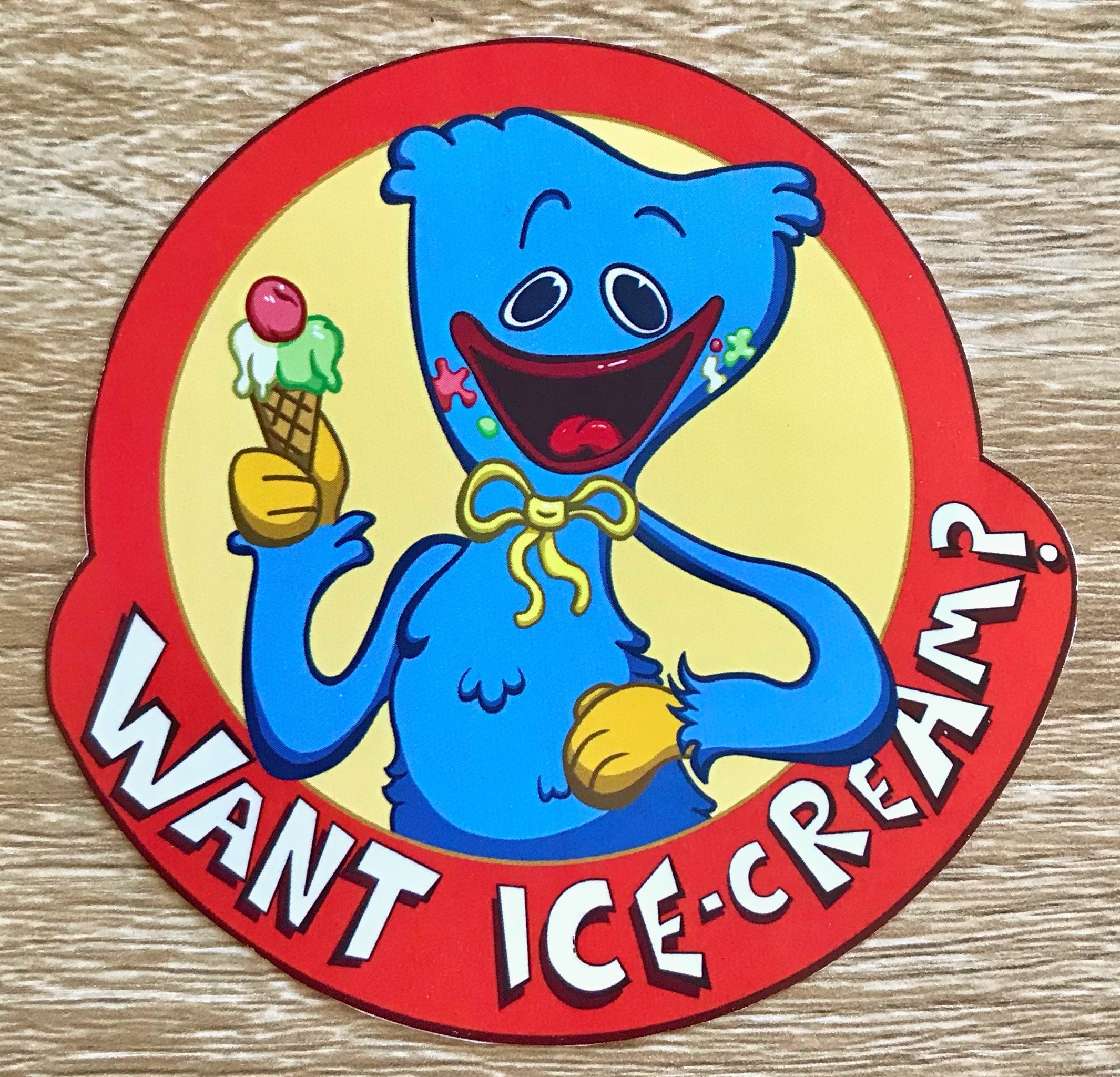 Poppy Playtime Huggy Wuggy 6x6cm Sticker - Etsy