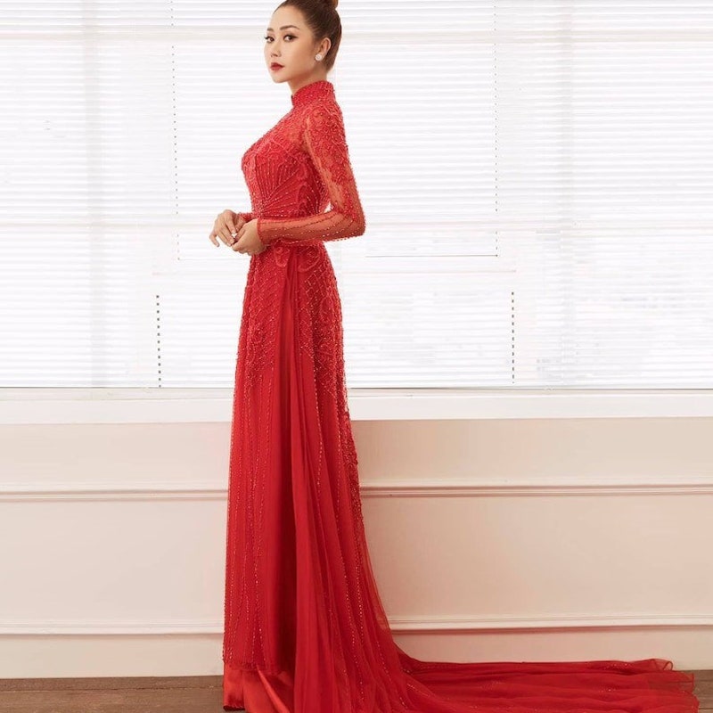 Lace Men Ao Dai - Etsy