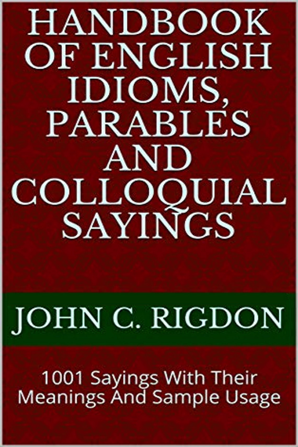Handbook of English Idioms, Parables and Colloquial Sayings - Etsy