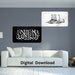 Islamic Wall Art Black and White Kalima and Bismillah ,digital Wall Art ...