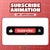 Custom Animated Youtube Subscribe Button Video Overlay in Dark or Light ...