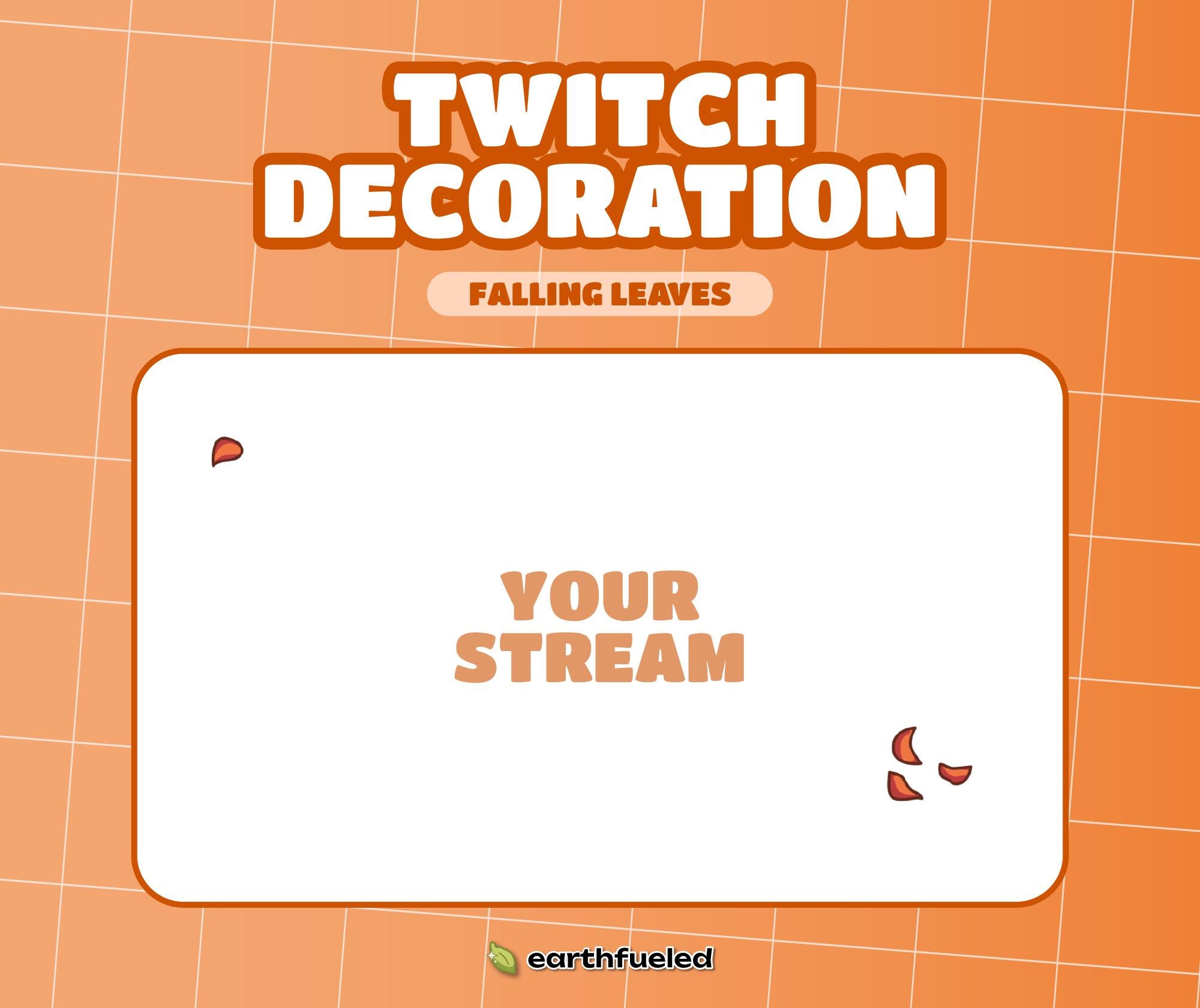 Animated Stardew Valley Fall Leaves Overlay | Autumn/halloween Stream ...