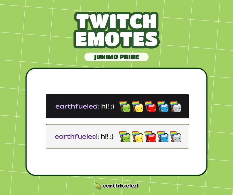 Junimo Pride Flag Animated Emotes Stardew Valley Emoji for Twitch ...