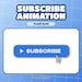 Blue Youtube Animated Subscribe Button Animation Subscribe Reminder ...