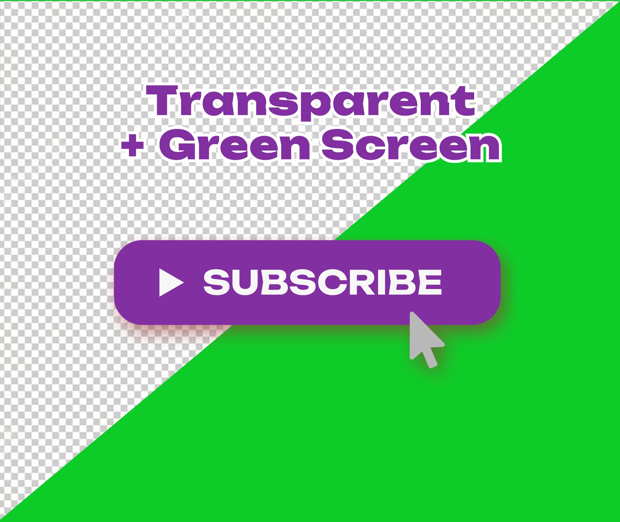 Purple Youtube Animated Subscribe Button Animation Subscribe - Etsy