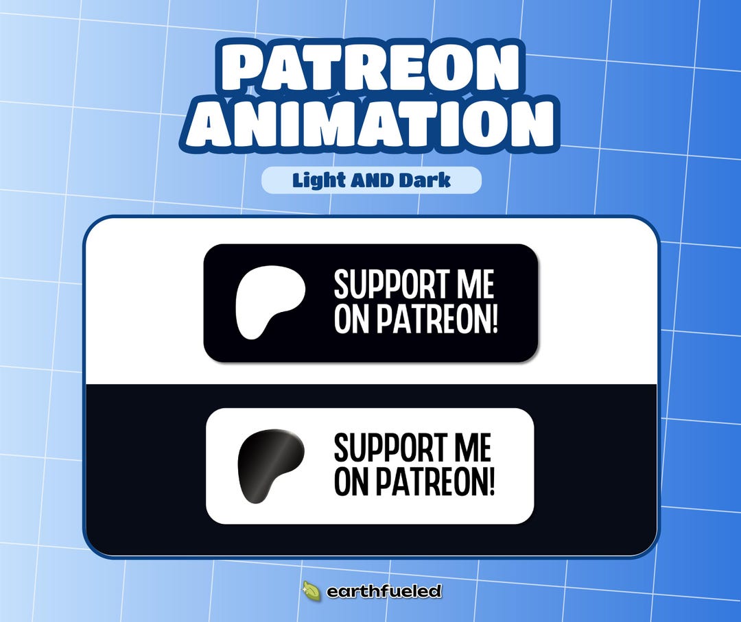 PATREON Minimal Animation for Streamers and Creators | Twitch, Youtube ...